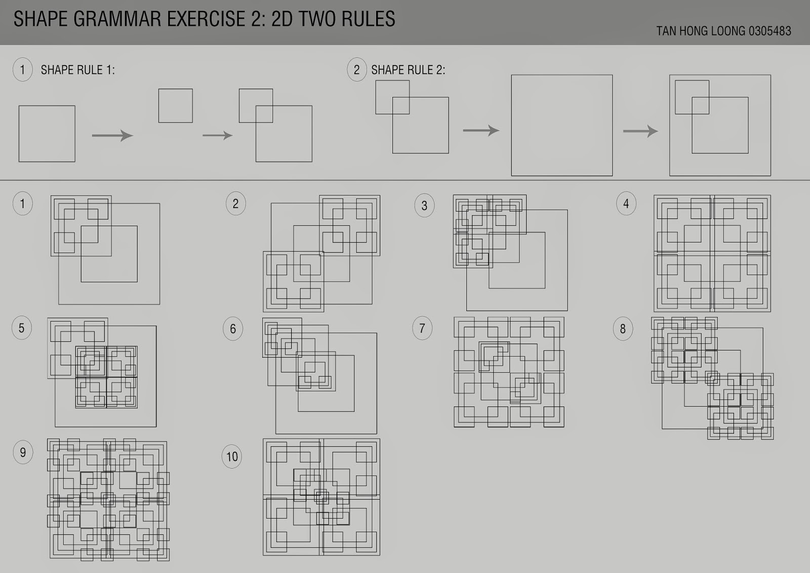 Architecture e-portfolio: SHAPE GRAMMAR (ARC3153 / ARC3152)