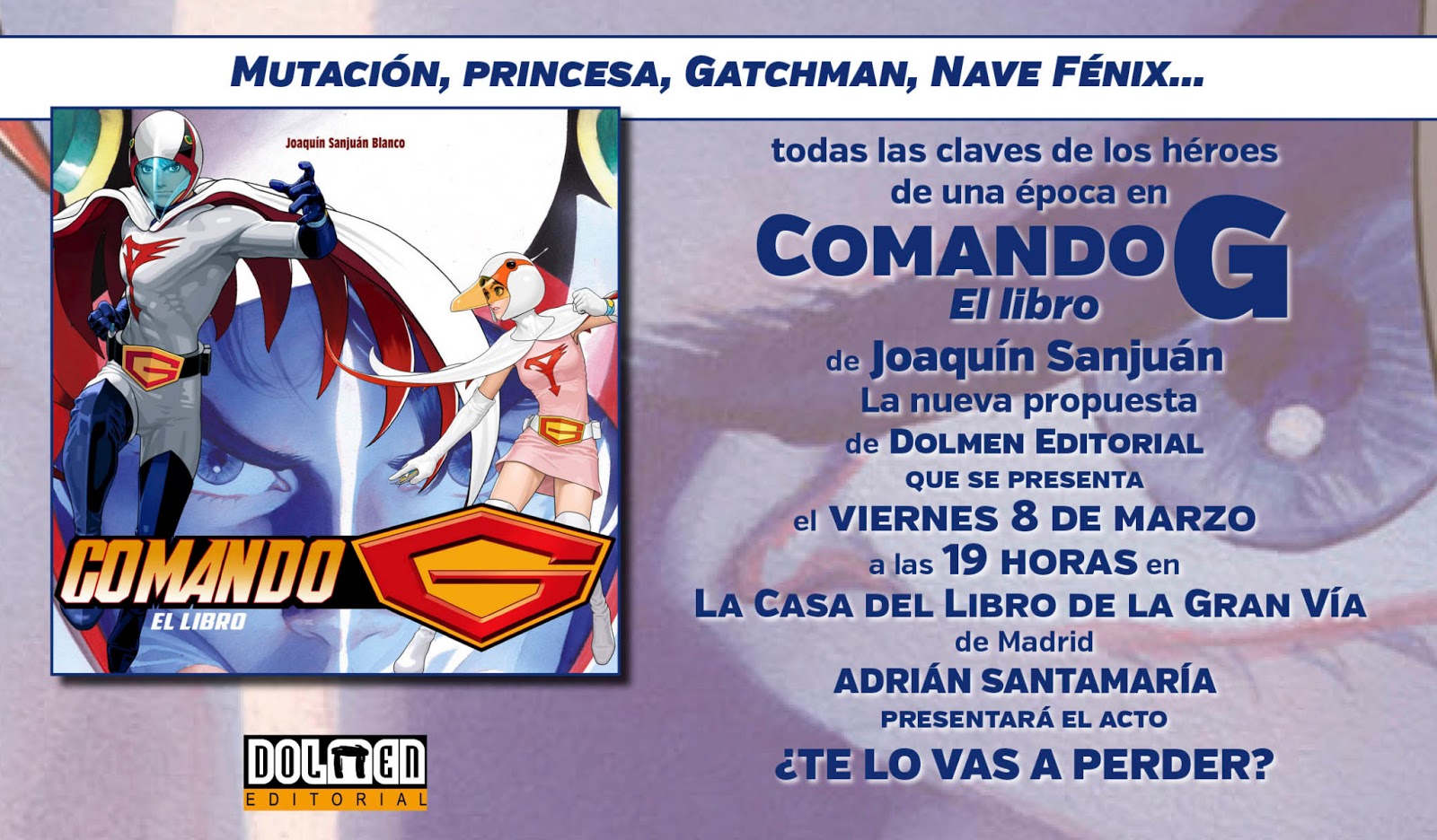 Trazos en el bloc: MAÑANA PRESENTACIÓN DE "COMANDO G. EL LIBRO" DE ...