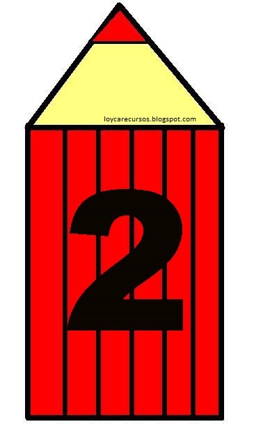 RECURSOS DE EDUCACIÓN INFANTIL: NÚMEROS LÁPICES