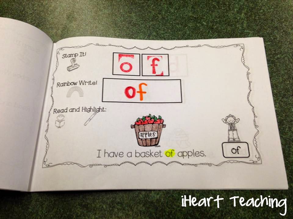 iHeart Teaching: Sight Word Mini-Books
