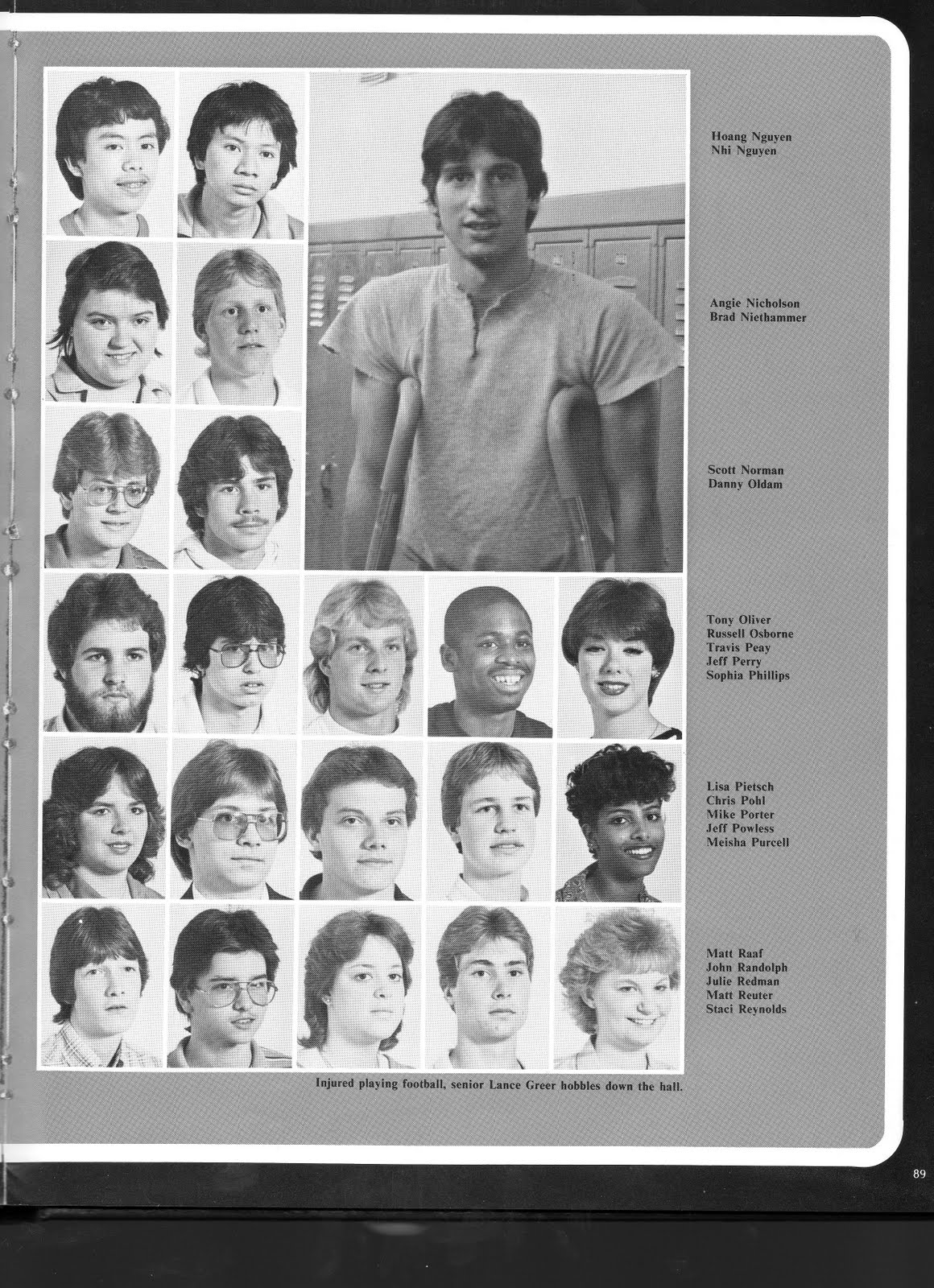 NHS Class of 1986: Senior Photos from Yearbook