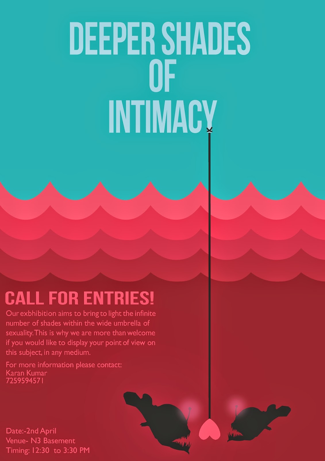 The Octopus Inkling: Poster's for Art Acknowledge Exhibition