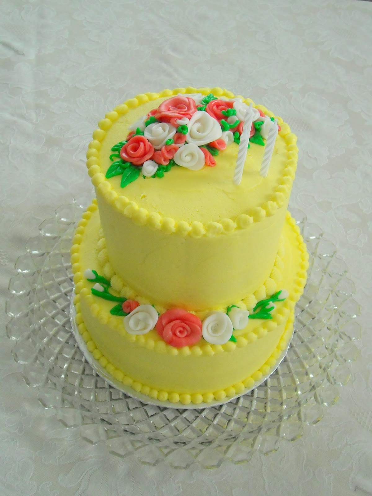 Grandma's 84th Birthday Cake - Retro Classic