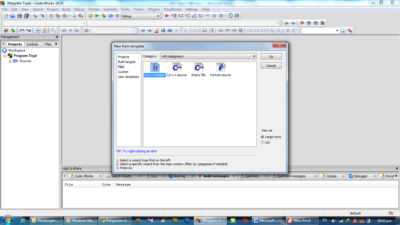 CARA MEMBUAT FILE HEADER PADA BAHASA C | CODEBLOCK - BOCAH WEB