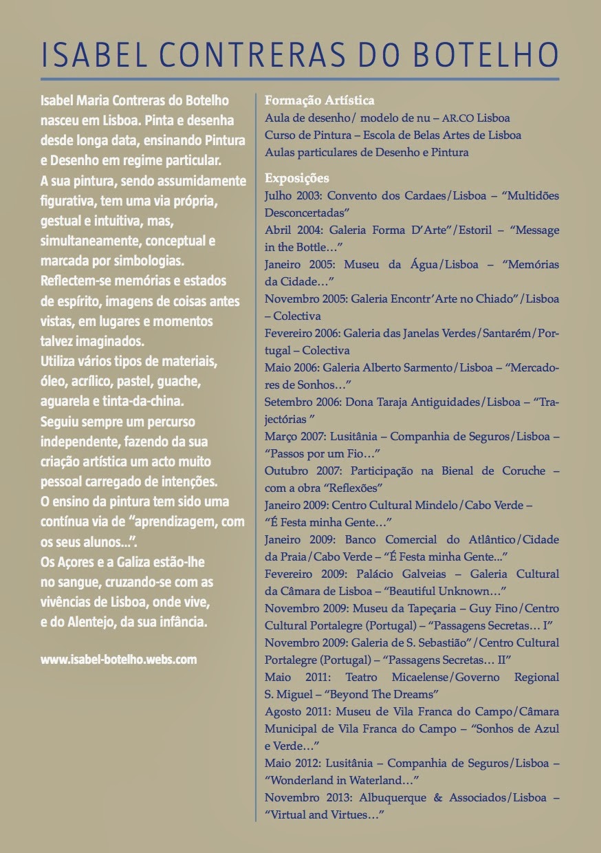 "Virtual and Virtues...": Exposição "Virtual and Virtues..." Isabel ...