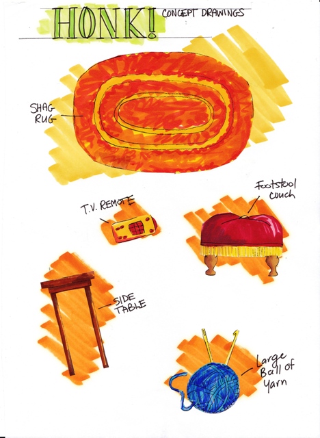 Lance Cardinal Creations: HONK! The Musical - Set/Prop Design