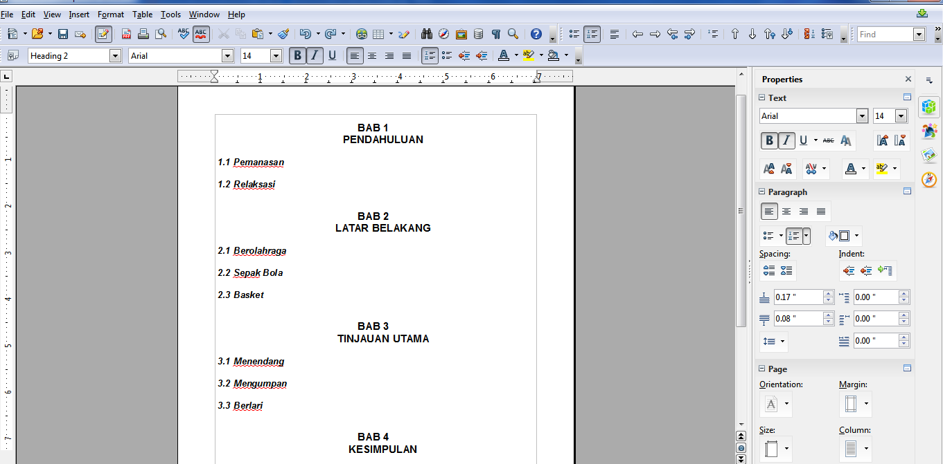 Cara Membuat Nomor Urut Bab Dan Sub Bab Secara Cepat Dan Mudah Pada ...