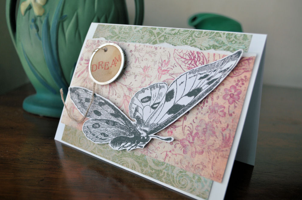 The Graphics Monarch: Greeting Card Project Digital Butterfly Collage Sheet