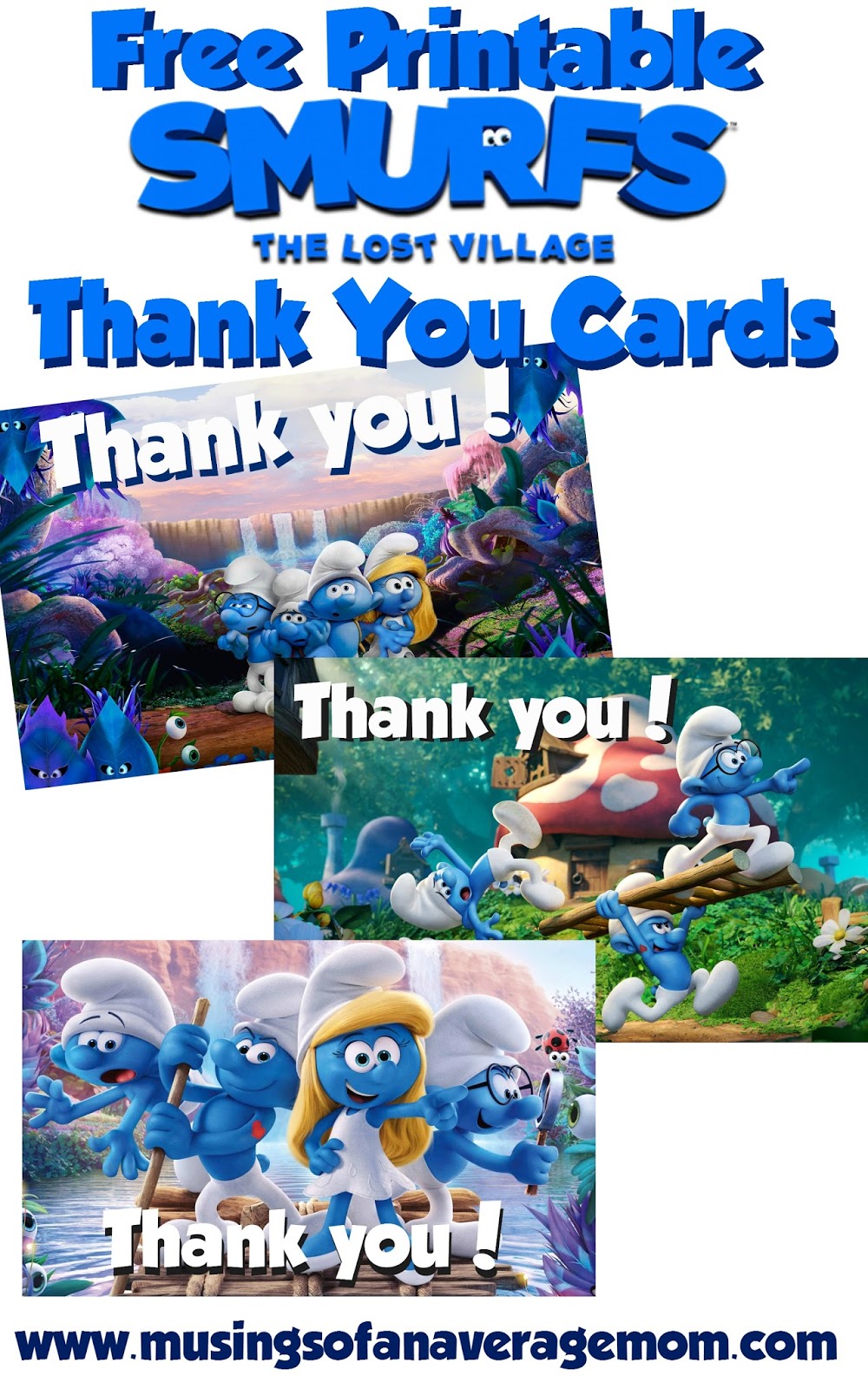 Smurf Get Well Cards