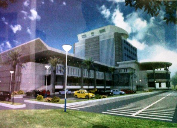 Megahnya Gedung 8 Lantai Dinas Pekerjaan Umum Provinsi Riau ~ Jendri Uno