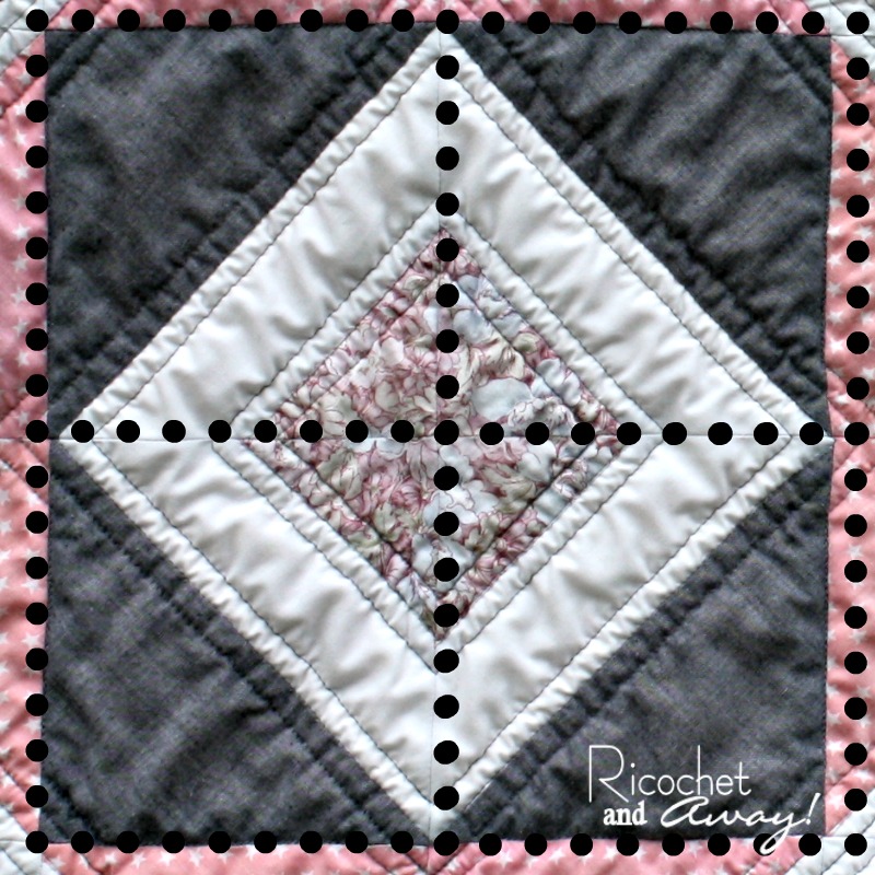 Ricochet and Away!: HST baby quilt tutorial
