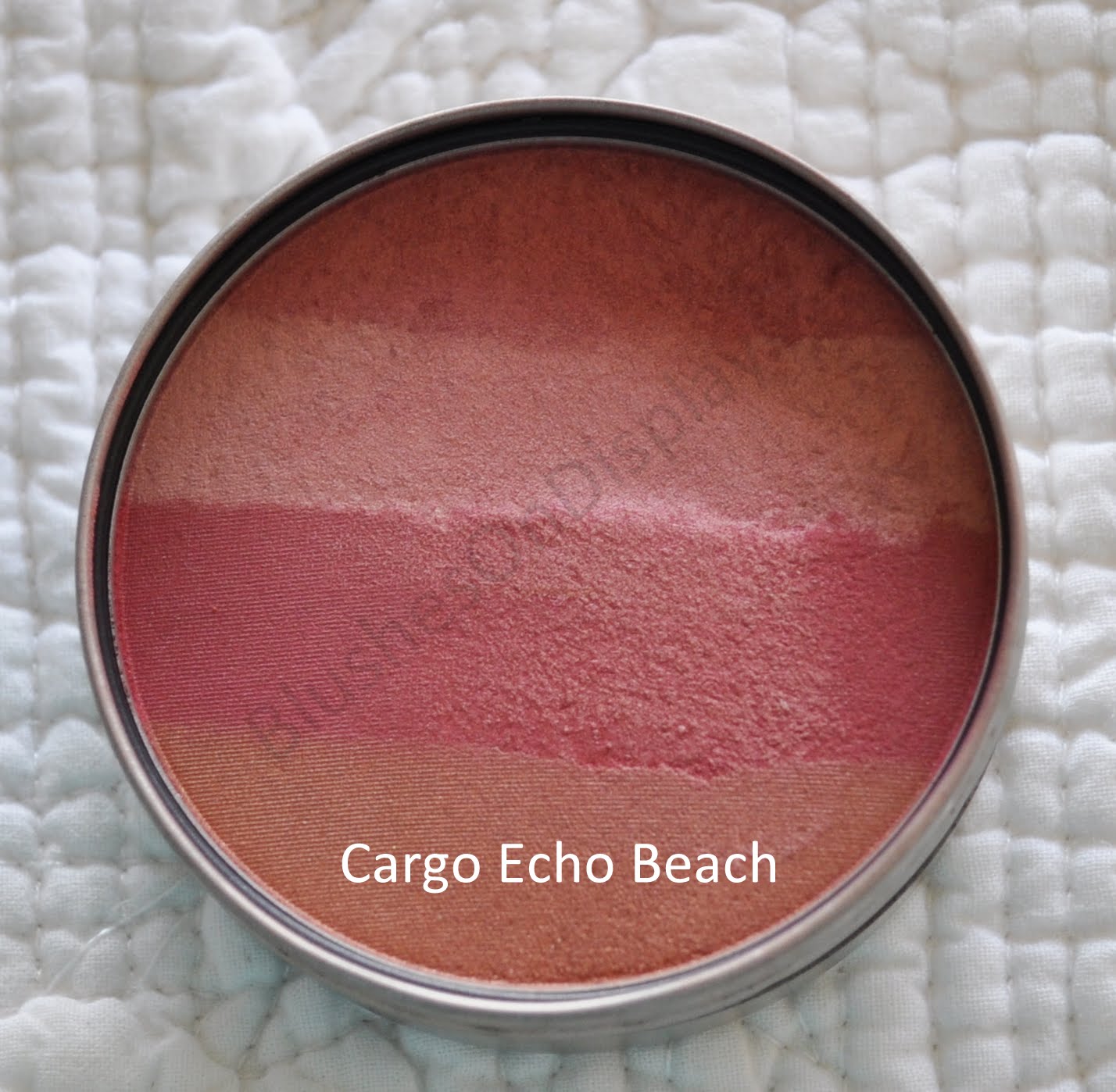 Blushes on Display: Cargo Blush--Echo Beach