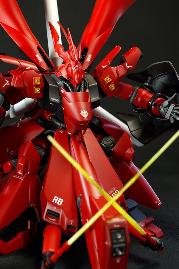 GUNDAM GUY: 1/144 Nightingale [Johnny Ridden Use] - Custom Build