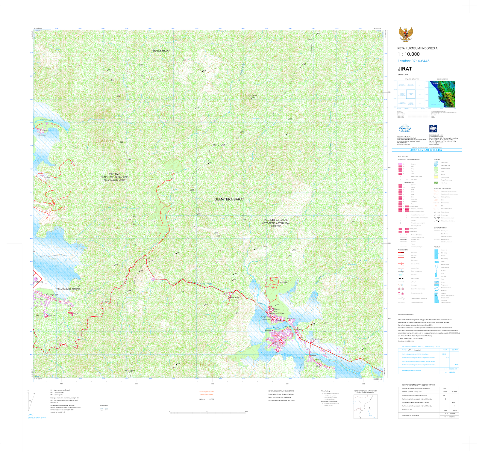 IPAMAS JAKARTA: Peta RBI [Topografi]