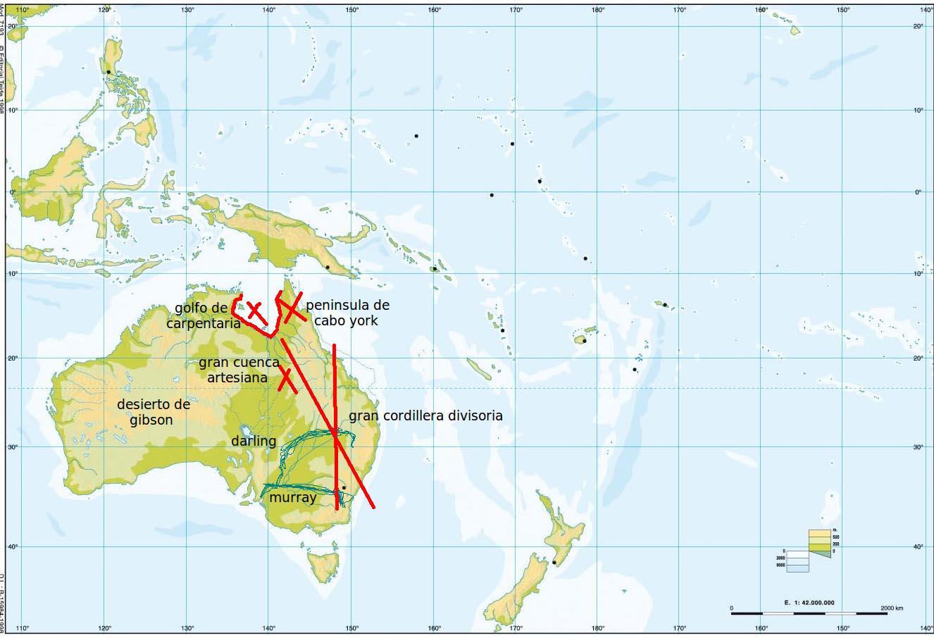 CARLOS: El relieve de Oceanía