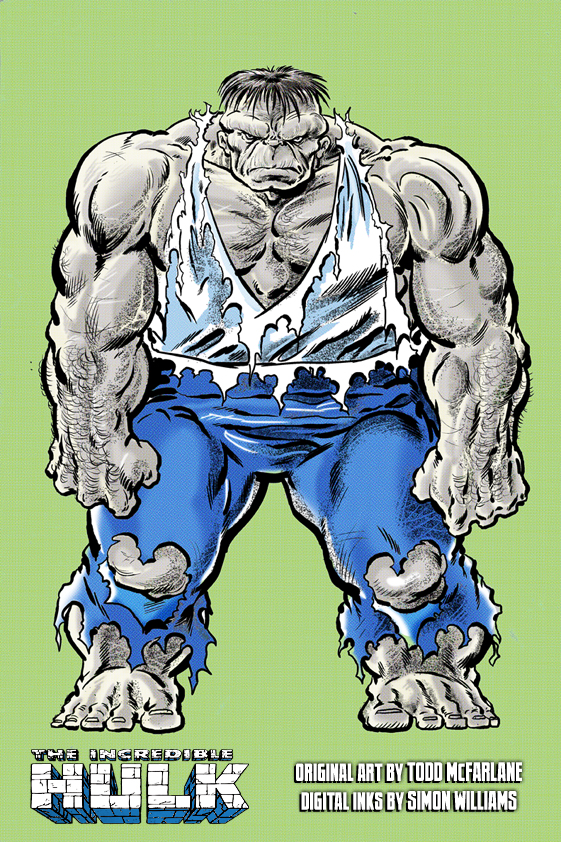 Simon Williams Comic Artist: McFarlane Grey Hulk