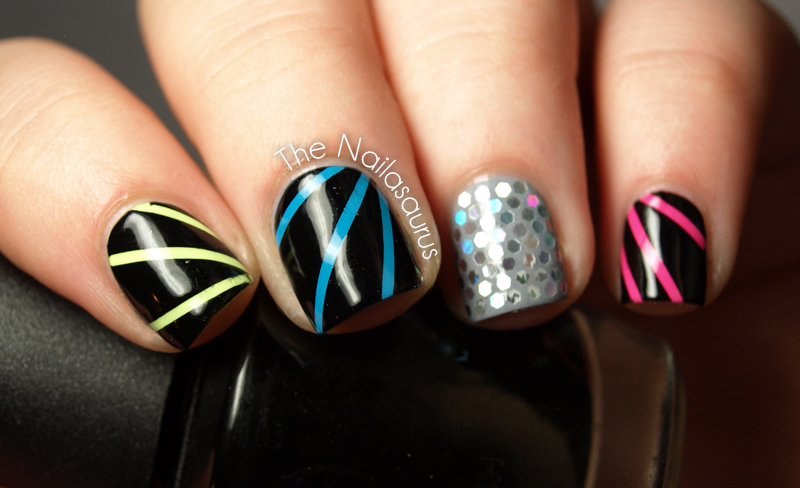 The Nailasaurus | UK Nail Art Blog - Disco Nails with 'Glequins' - The ...