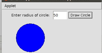 Programming Problems: Write a program using JAVA to create an Applet ...
