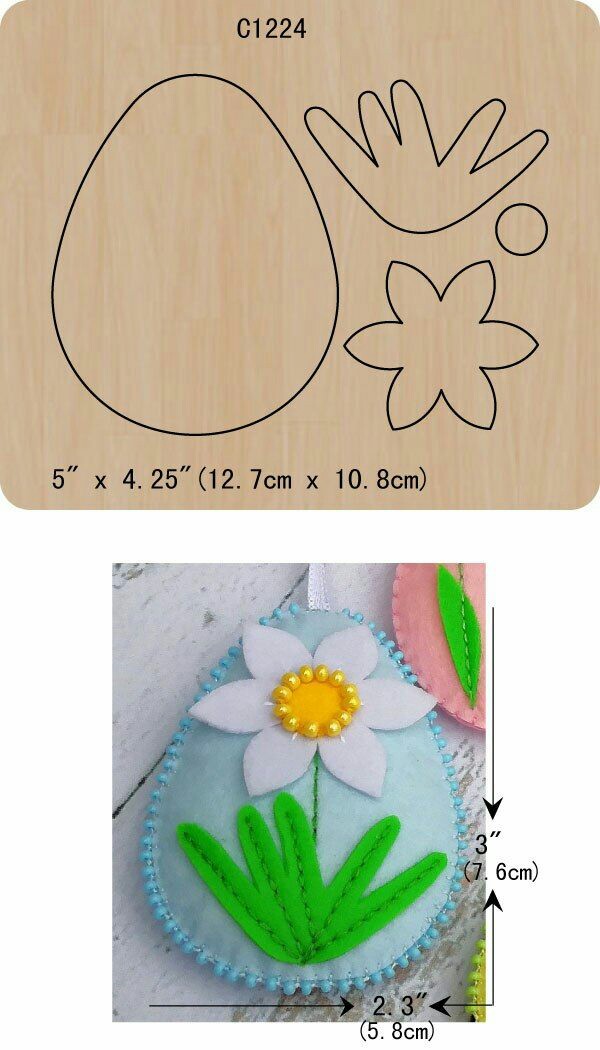 20 Moldes de Páscoa para Artesanato - Feltro e moldes para artesanato