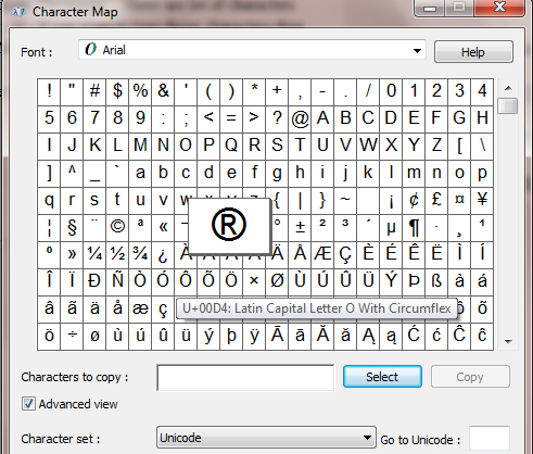Sumit Pundeer | Designer and Printer in DEHRADUN: Character Map in XP/Seven