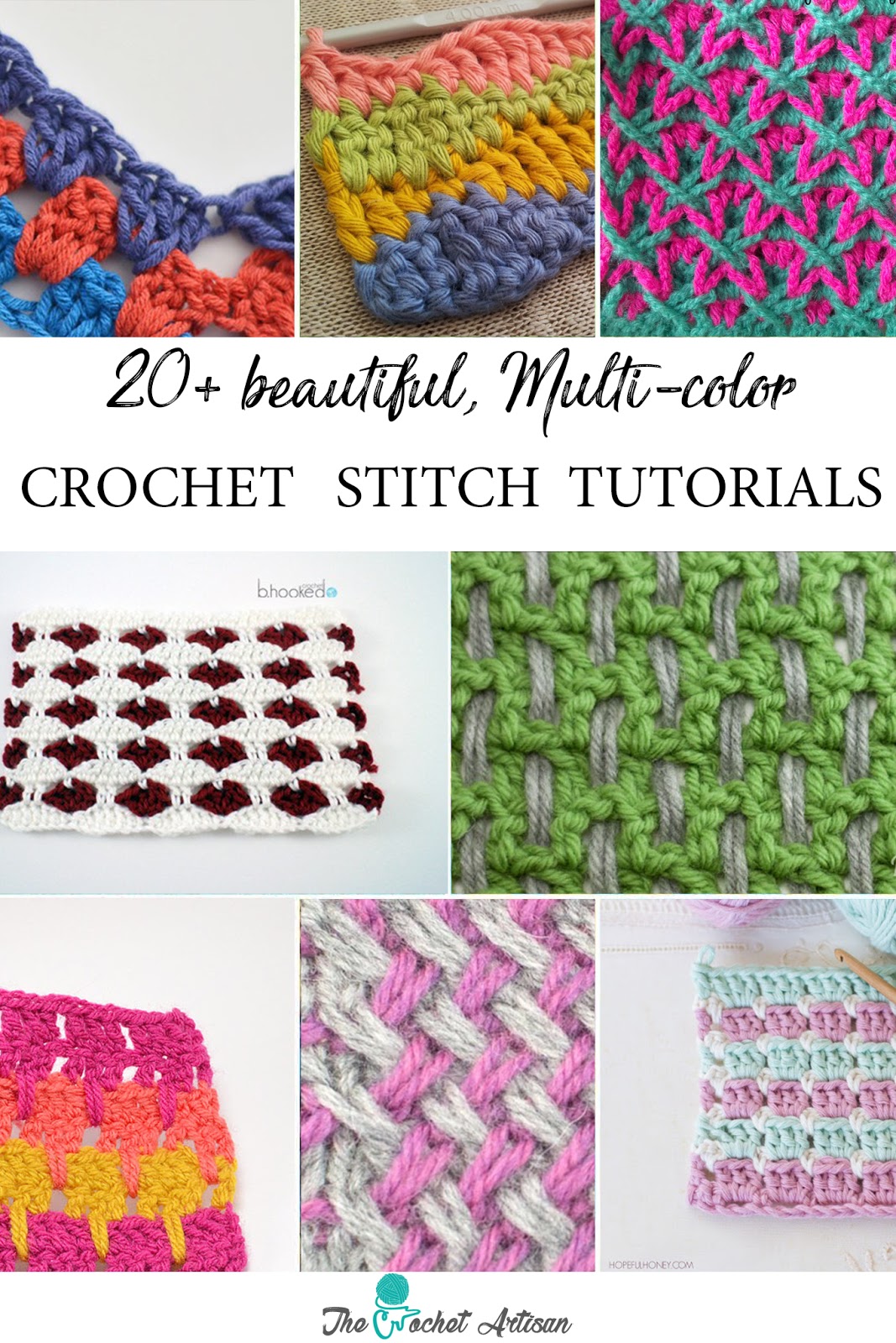 The Crochet Artisan | Crochet Patterns and Tutorials: 20+ MULTI-COLOR ...