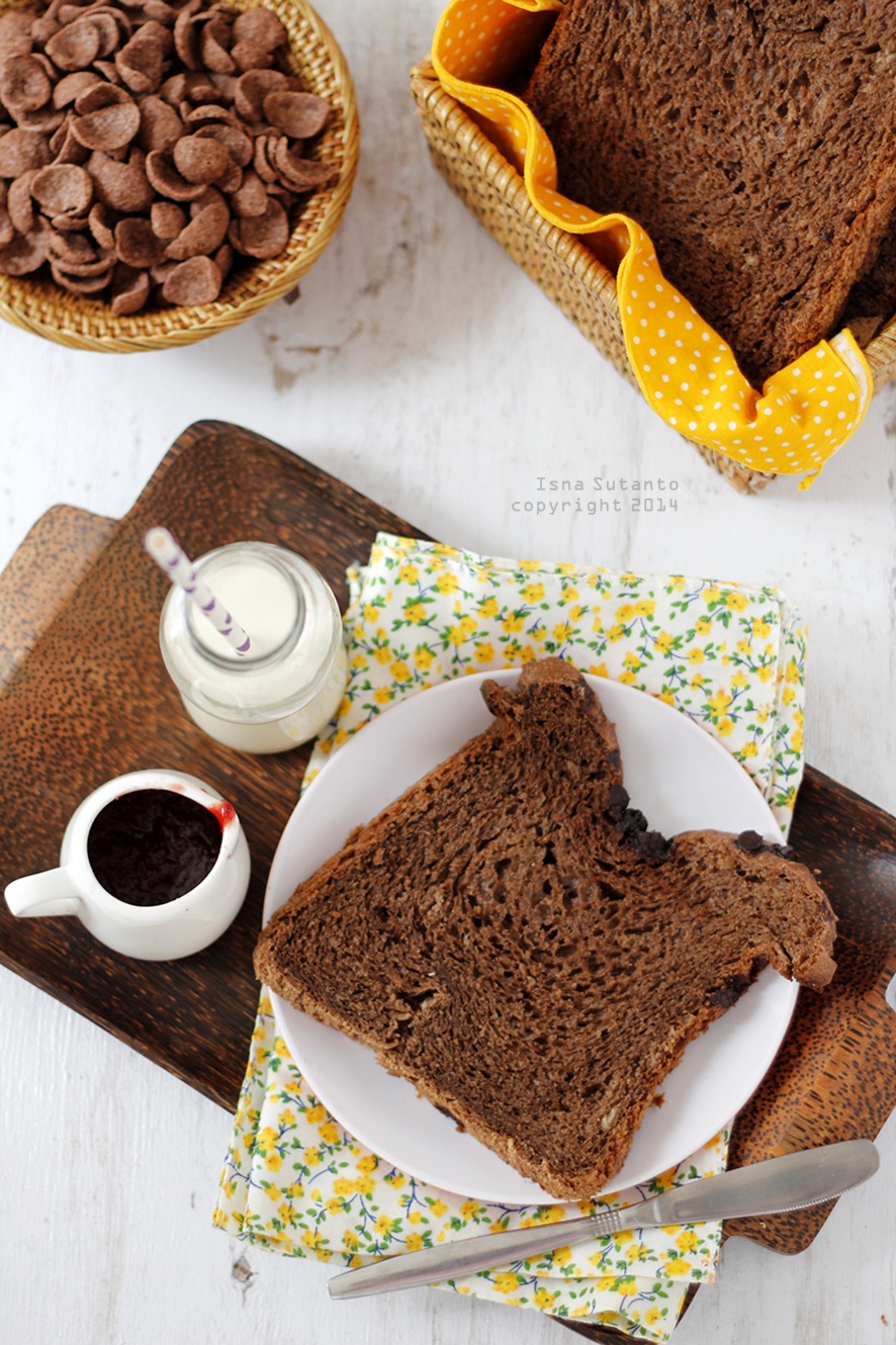 Coba-Coba Yuk.....: ROTI TAWAR COKLAT (BREAD MAKER)
