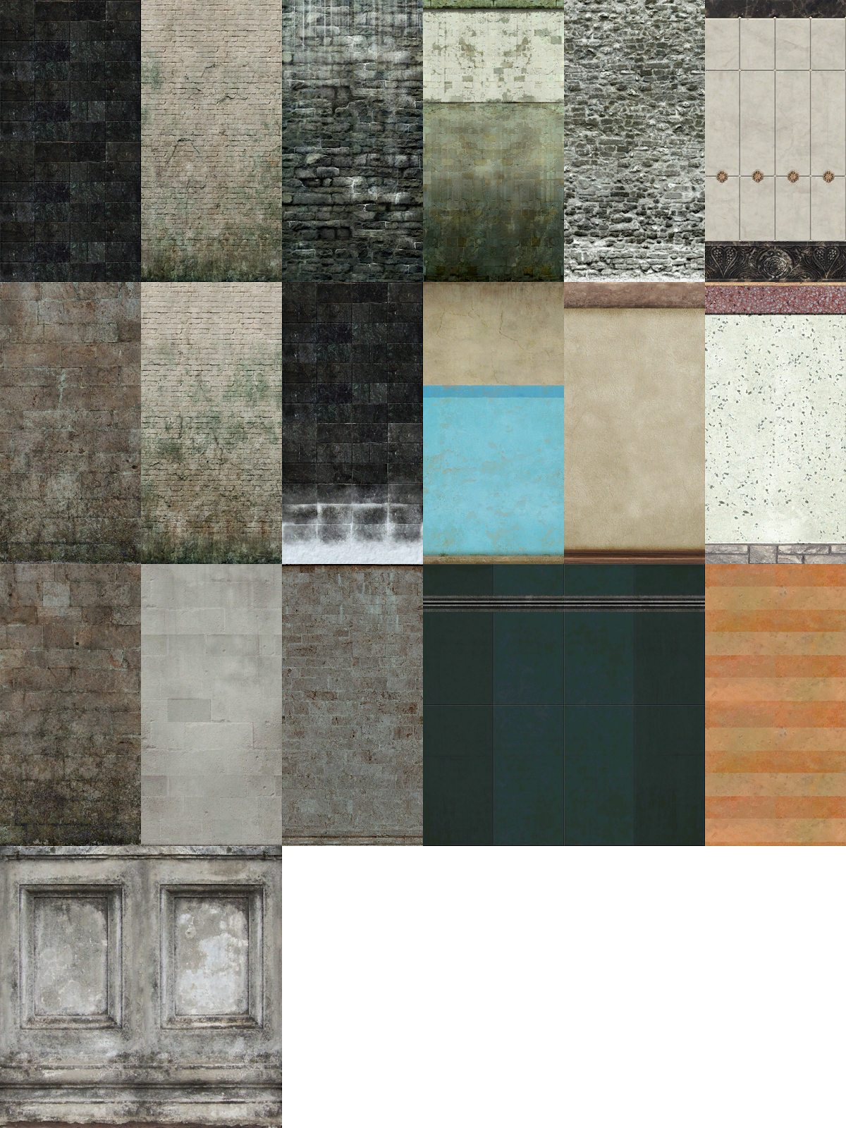 TS3 - Yuxi - Dream Fall Walls ~ Noir and Dark Sims