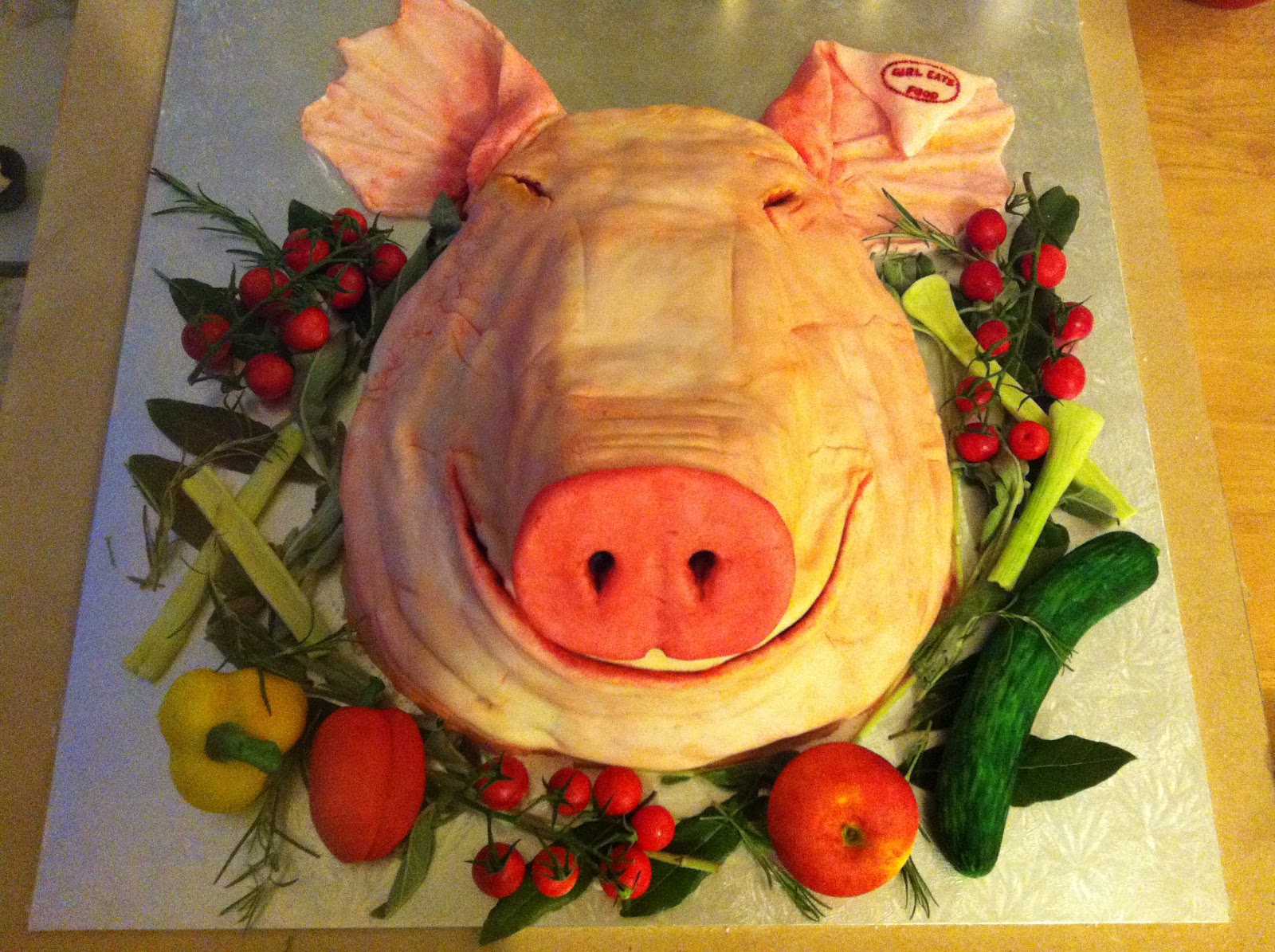 Rose Kentish Kitchen: Pig Face Cake
