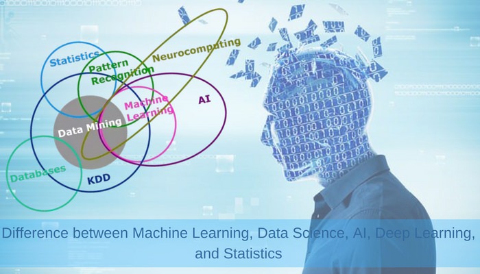 Statistics Data Literacy: Difference between Machine Learning, Data ...
