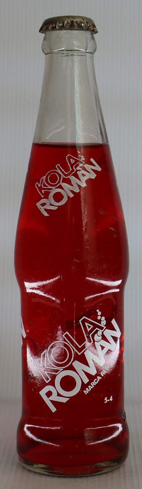 COLECCION BOTELLAS GASEOSAS COLOMBIA: KOLA ROMAN