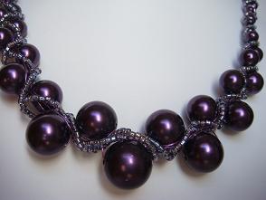 Latin Beads: Purple Pearls