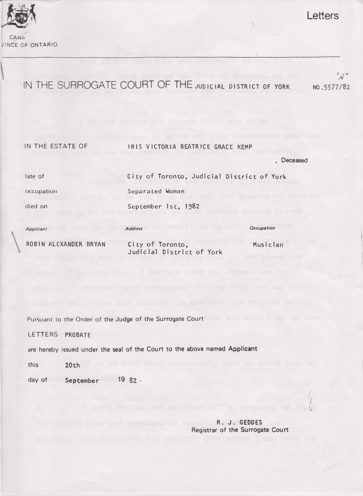 LADY GRACE'S JOURNAL: LADY IRIS MOUNTBATTEN - PEDIGREE