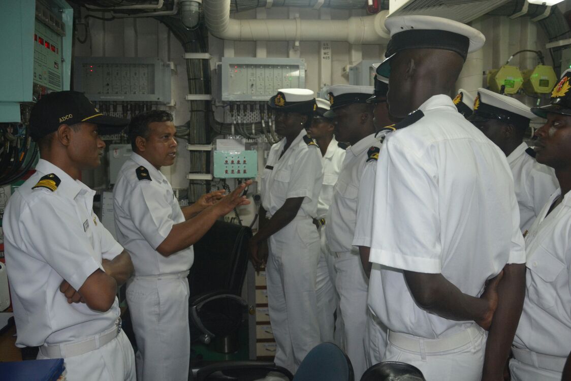 Asian Defence News: INS Kolkata and INS Aditya in Mombasa harbour, Kenya