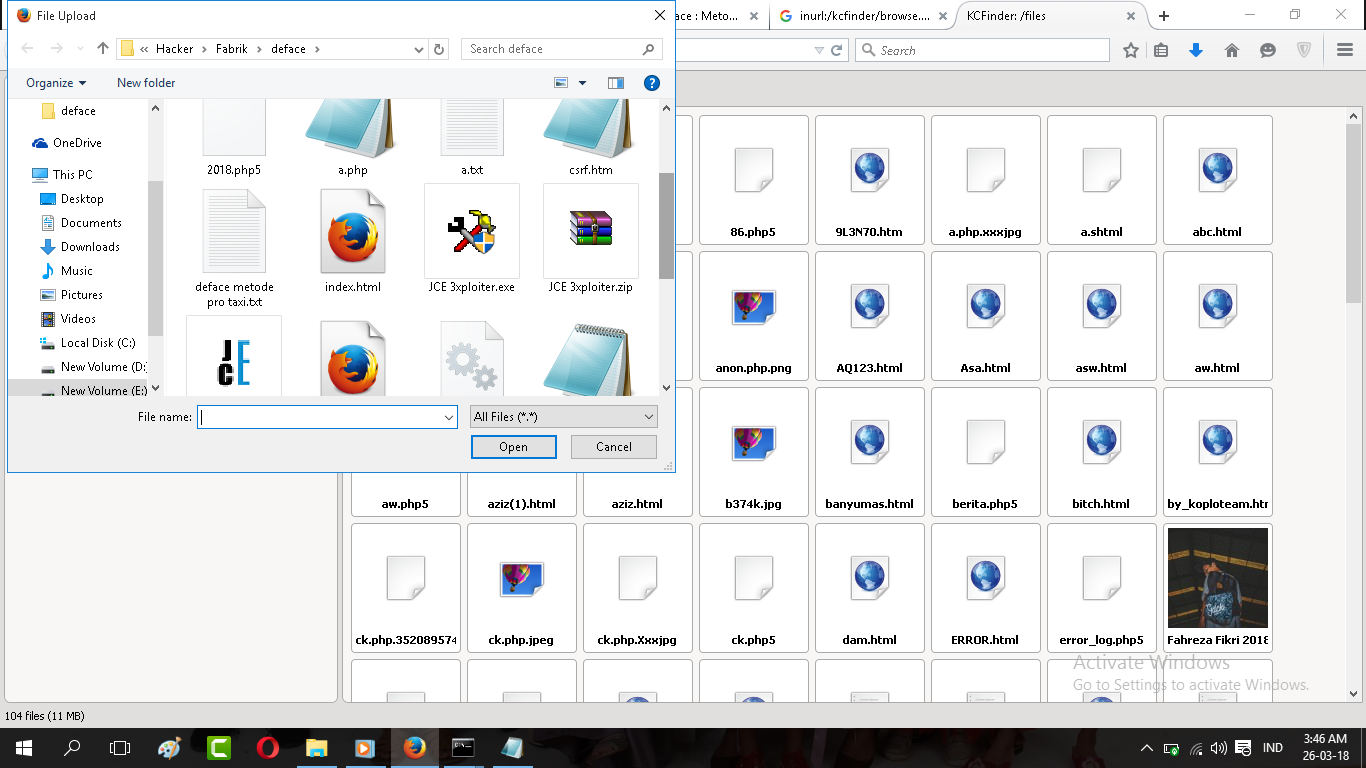 Tutorial Deface : Metode KCFinder | shell Upload Vulnerability [ fresh ...