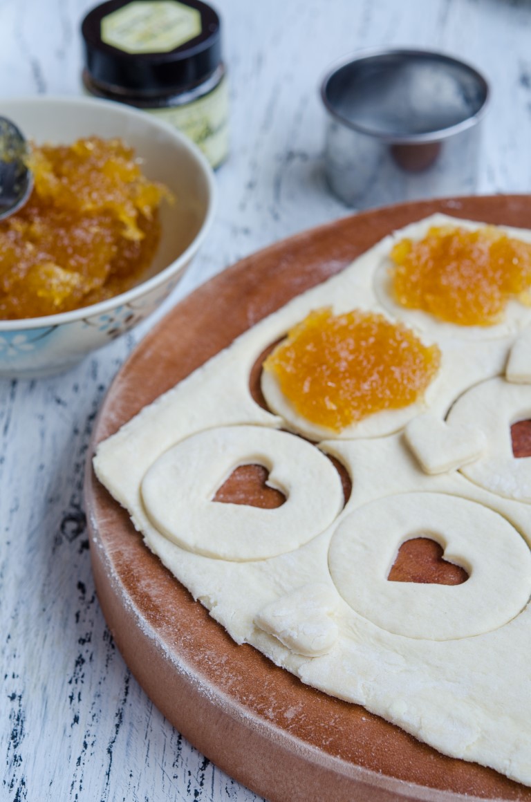 Inimioare cu gem de ananas si ghimbir - Din secretele bucătăriei chinezești