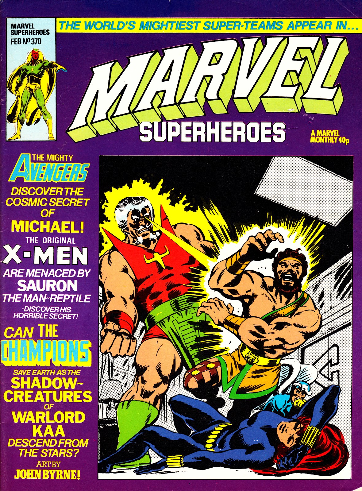 STARLOGGED - GEEK MEDIA AGAIN: 1981: MARVEL SUPERHEROES - PART THREE ...