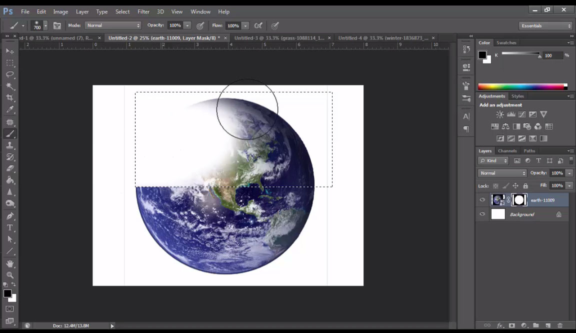 Photoshop Tutorial : Earth manipulation