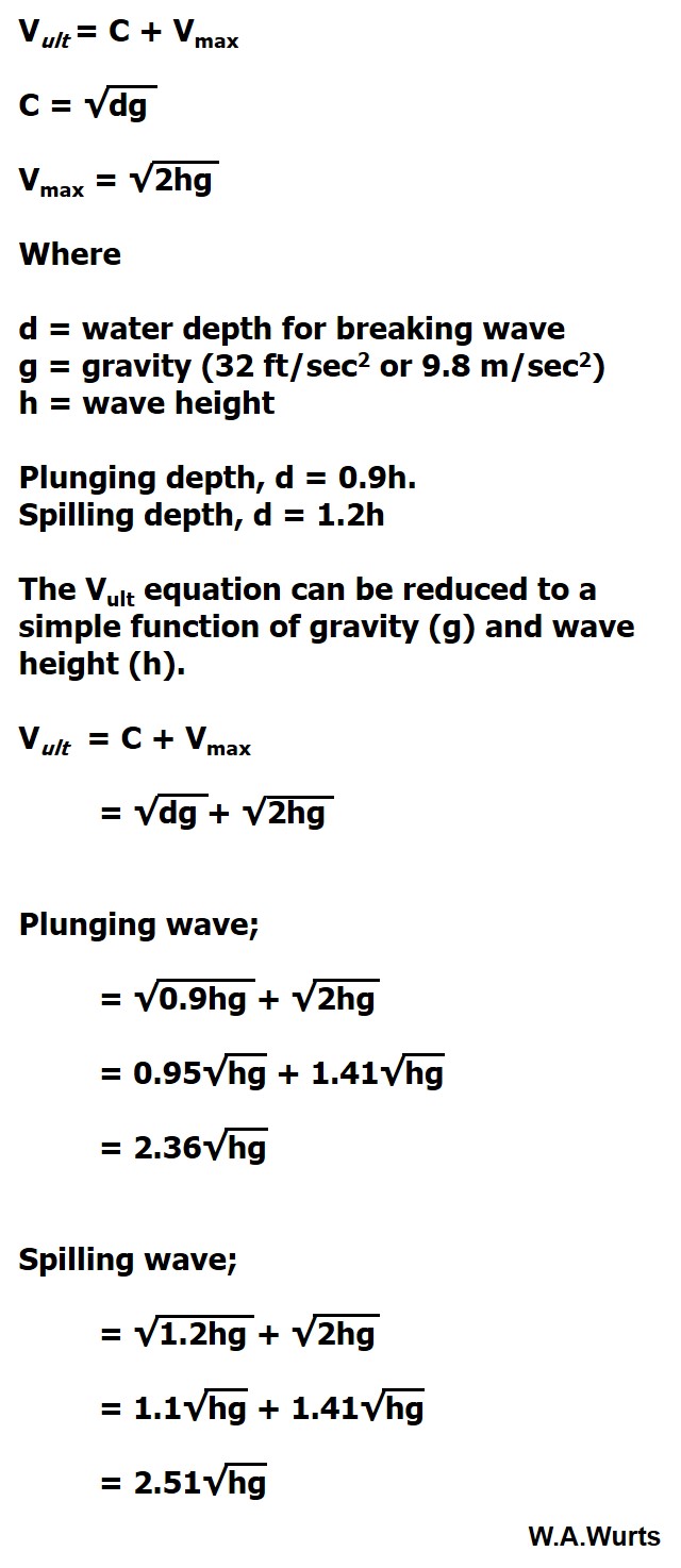 Surfing Physics: Wave and Surfing Speeds