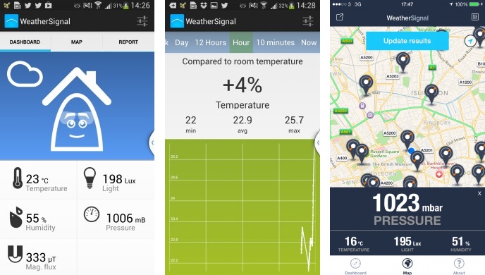 WeatherSignal chega finalmente ao iOS | Aberto até de Madrugada