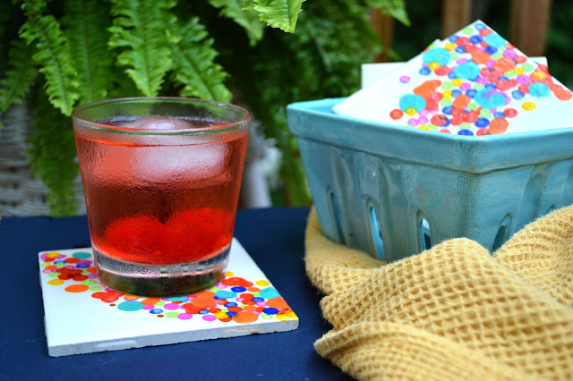 Attic Lace: How To Make Colorful Coasters!