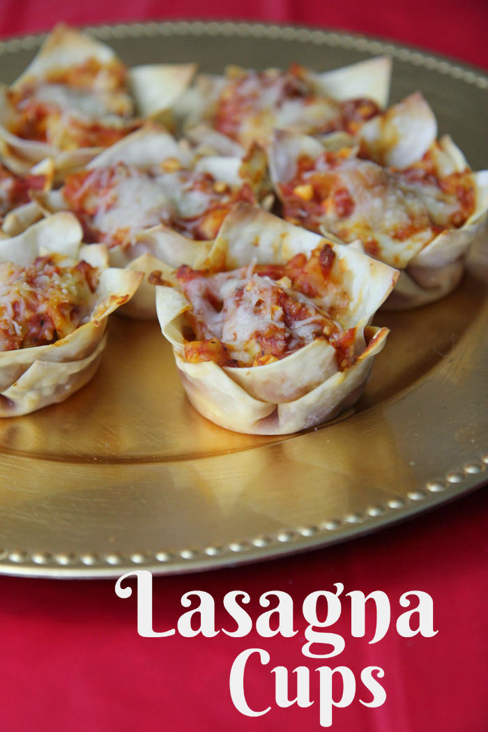 Easy Party Food: Lasagna Cups