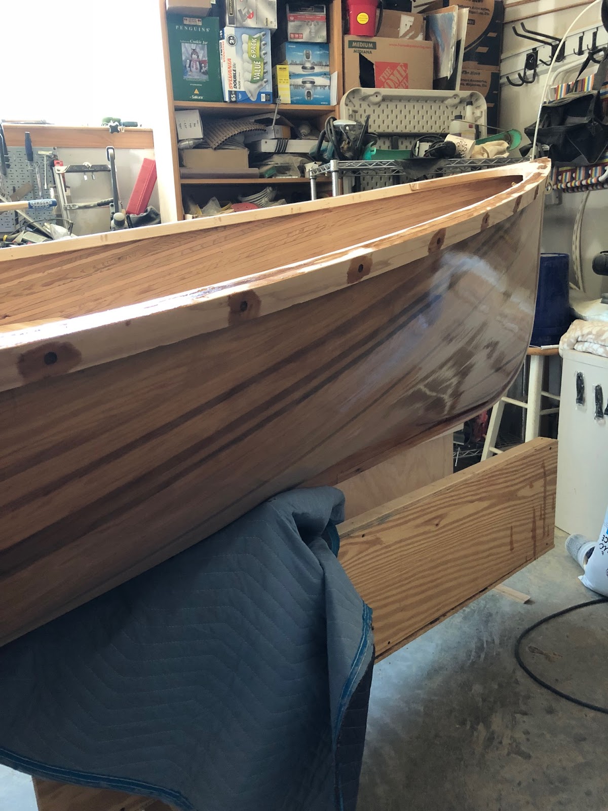 Building a Glen-L Whitehall Rowboat : Rub Rail