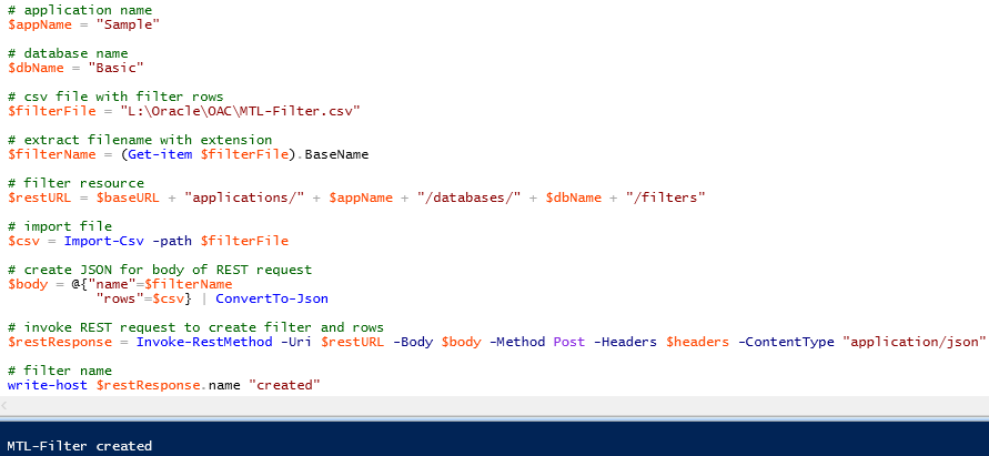 More to life...: Essbase REST API - Part 3
