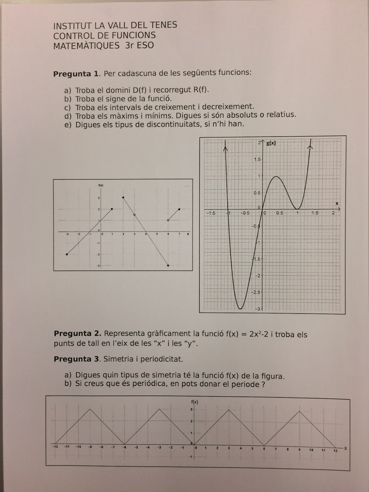 Funcions: CORRECCIÓ CONTROL DE FUNCIONS