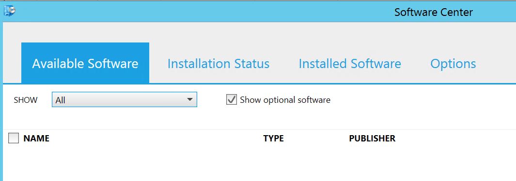 Henk's blog: Software Center not showing applications in ConfigMgr ...