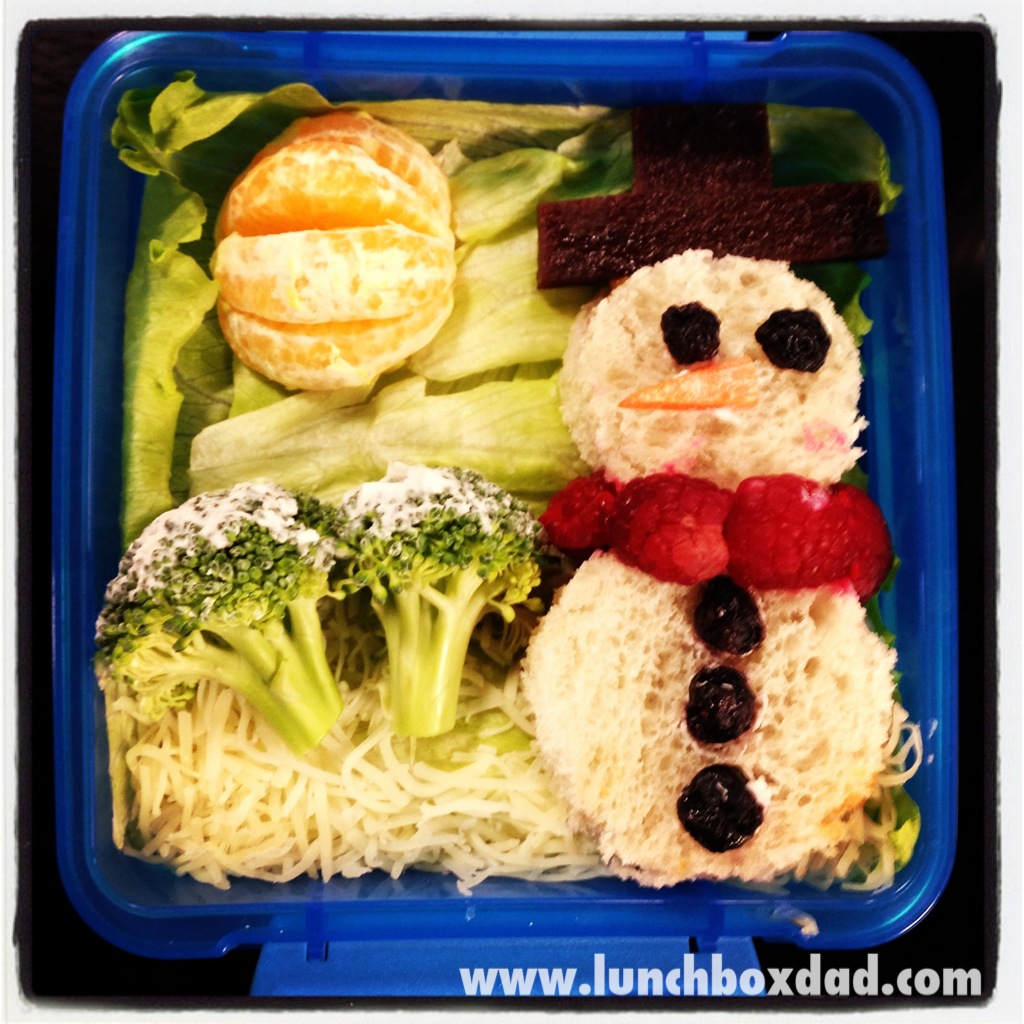 Lunchbox Dad: Christmas Lunch 2: Winter Snowman