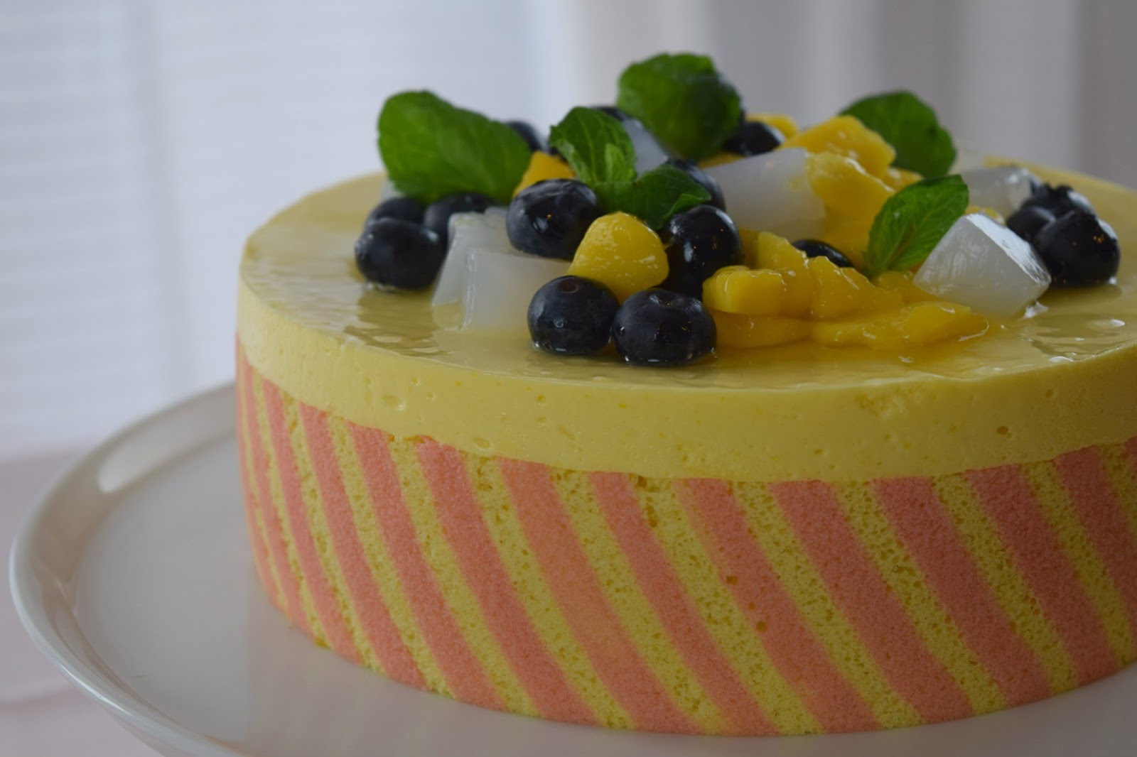 Tropical Mango & Raspberry Mousse Cake | Tokyo Desserts