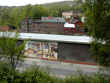 Springfield Vermont News: Downtown mural nods to historic past