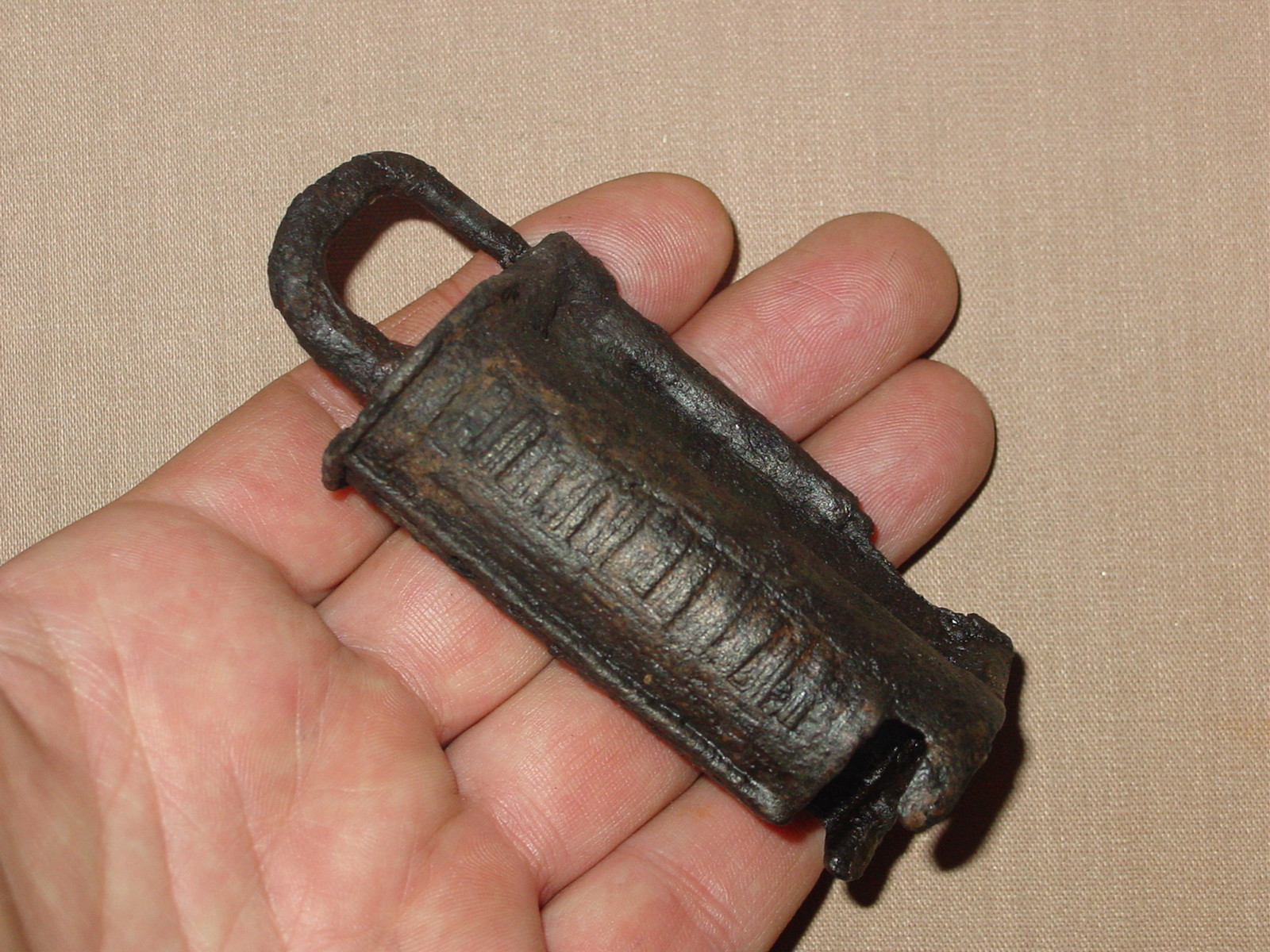 Candados Antiguos y Viejos: Viking Iron Copper padlock