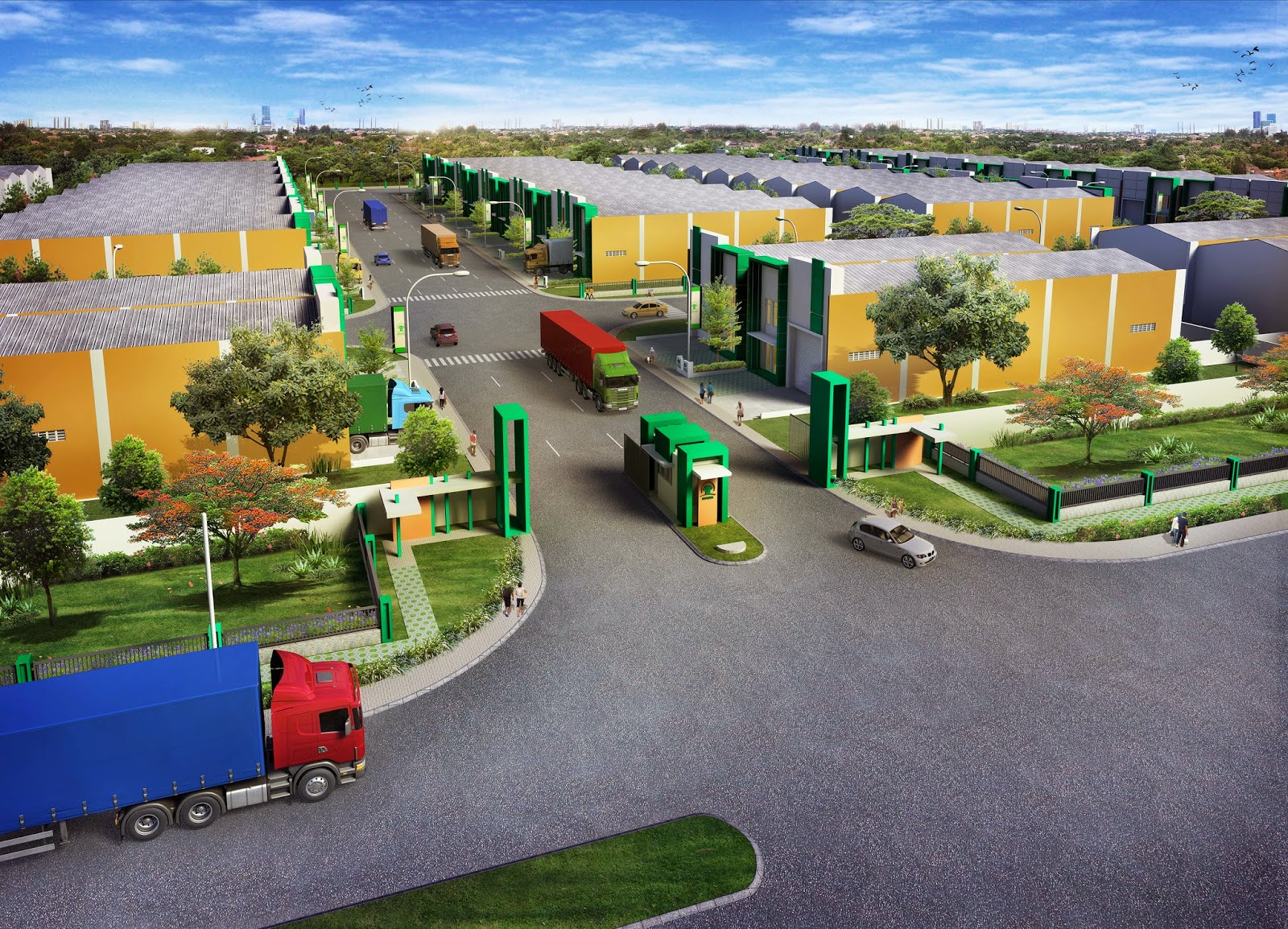 Pergudangan di Kawasan Industri Parangloe Indah Makasar